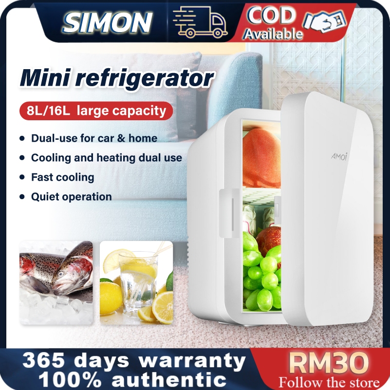 (1Year Warranty)AMOI 8L/16L Portable Refrigerator peti sejuk Mini ...