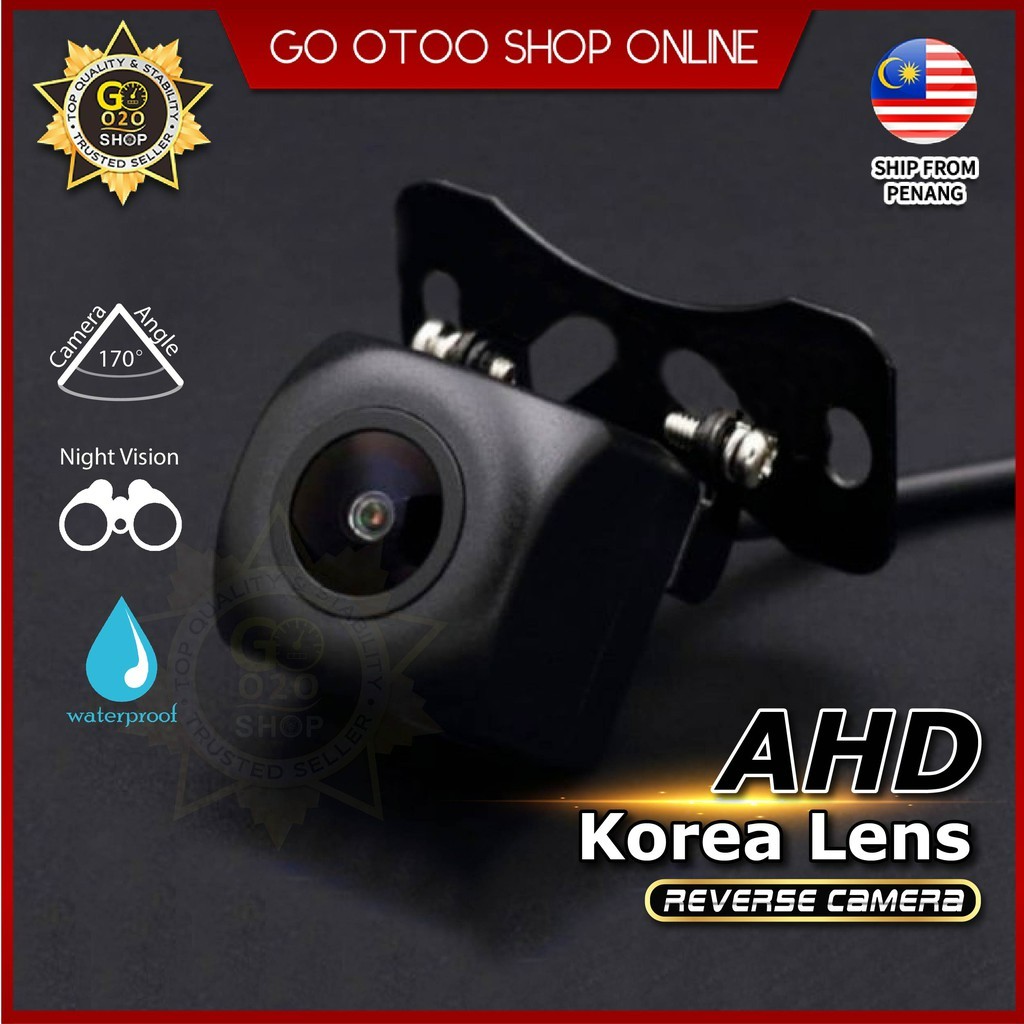 Car Reverse Camera Night Vision AHD Korea Lens 170" Degree Wide Angle ...