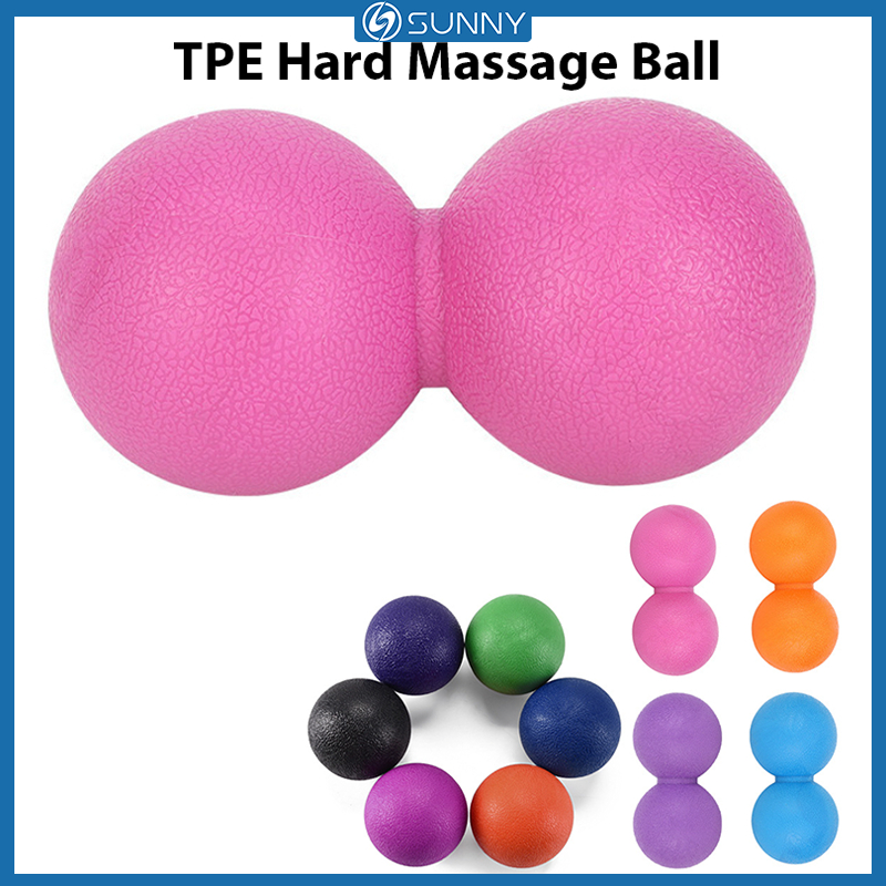 Sunnyfit Peanut Massage Ball TPE Hard Ball Muscle Pain Relief For Back ...
