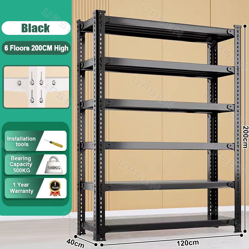 3-6 Tier Metal Boltless Rack Home kitchen Store Storage Rack Warehouse ...