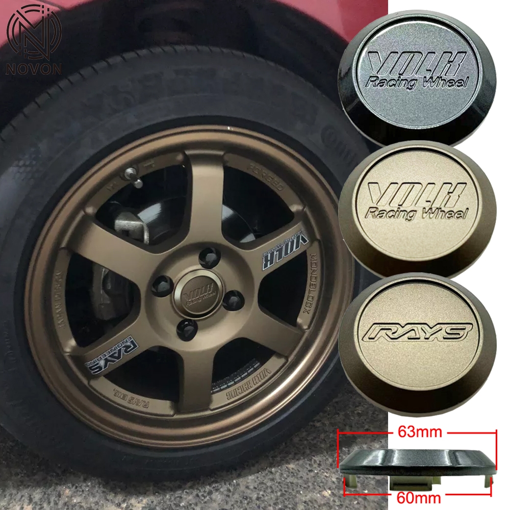 1PC 63MM RAYS Rim Cap VOLK Racing Wheel Center Caps Cover Sport Rim ...