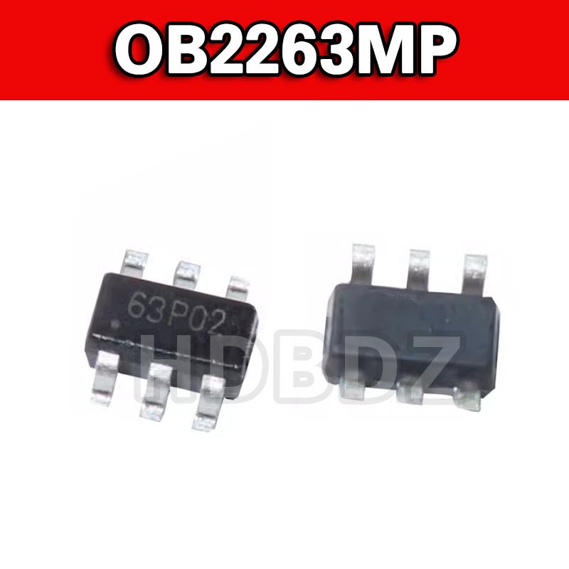 50pcs OB2263MP OB2263 SOT23-6 OB Power Management Chip IC SMD 63XXX ...