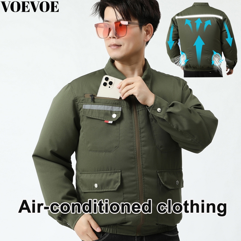 [VOEVOE] Men's Work Jacket/Cooling Air Conditioning Clothing | Shopee Malaysia