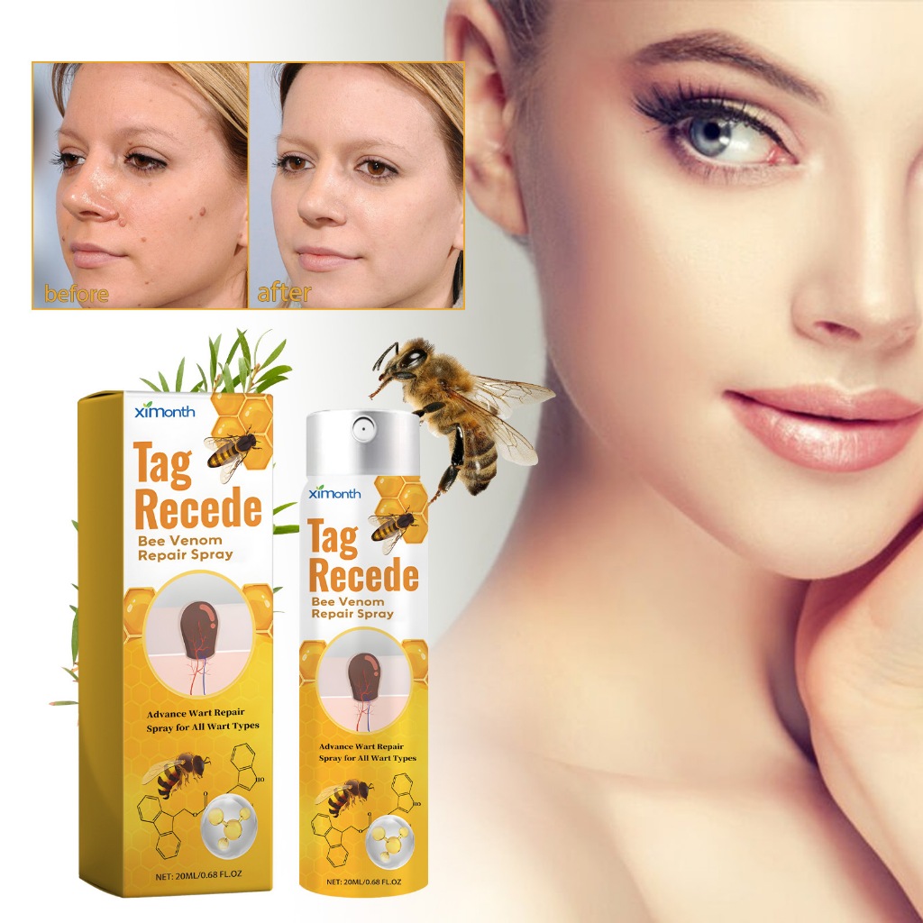 Tag Recede Bee Venom Repair Spray Advance Wart RepairSpray for All Wart ...
