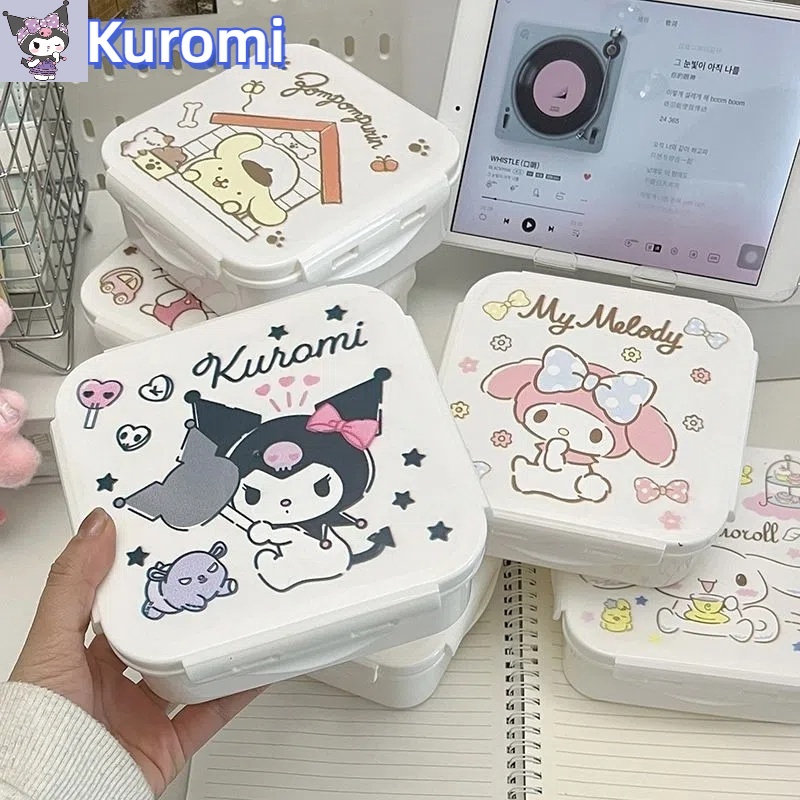 Storage Storage Box with Lid Desktop Fresh-keeping Box Sundries Sanrio ...