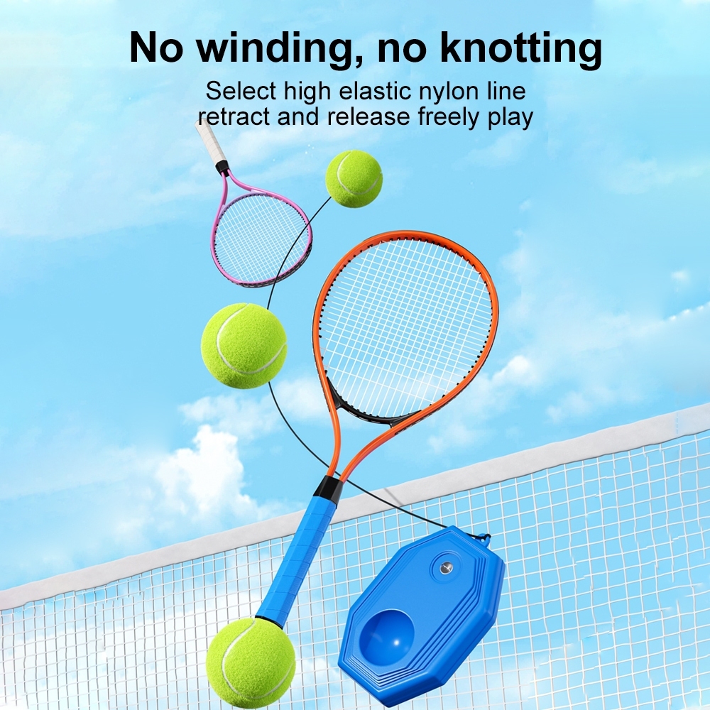 【IN STOCK】Tennis Trainer Single Player With Line Rebound Self Training ...