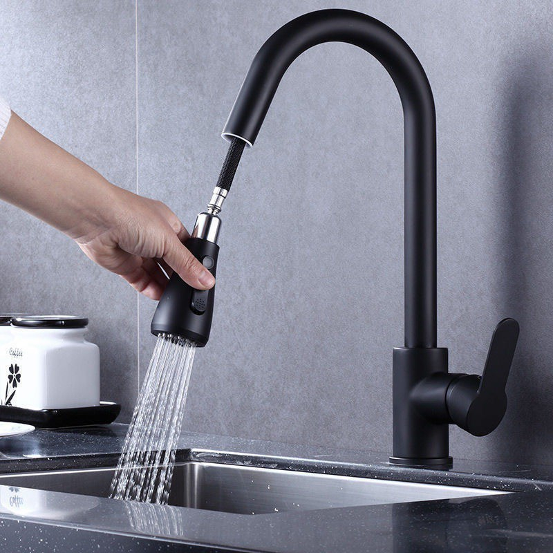 Pull Out Faucet Sink Kitchen Tap Stainless Steel Mixing Taps 360 ...
