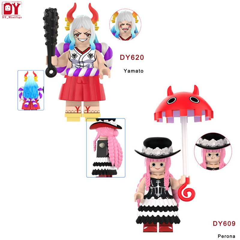 New Luffy Block Toys Anime Figure Perona Yamato Joba Cartoon Building ...
