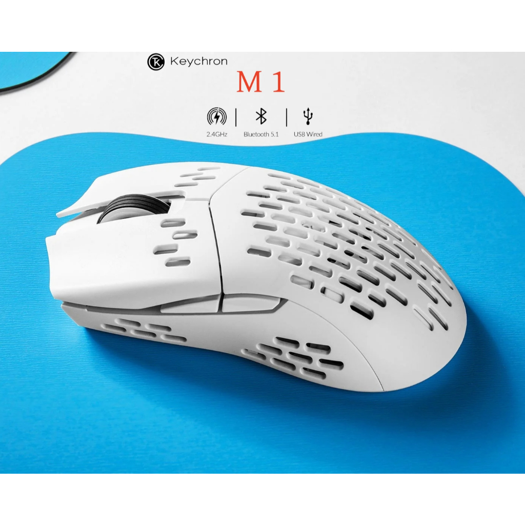 Keychron M1 Wireless Gaming Mouse ,2.4G Ergonomic Optical Mouse ...