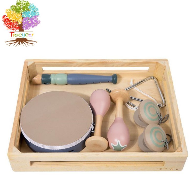 Treeyear Baby Musical Instruments-Montessori Wooden Toys for Toddlers 1 ...
