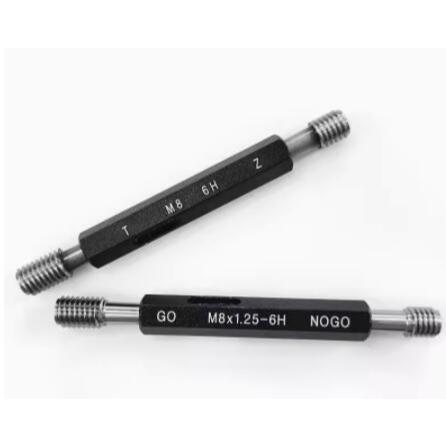 Metric Thread Plug Gauge,Go and No Go,6H Standard,Check Tolerances ...