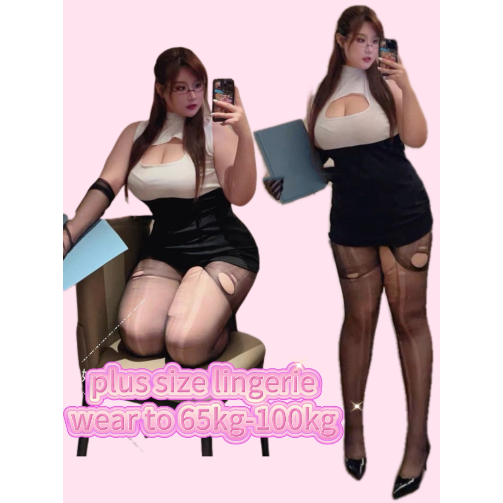 Plus Size Lingerie Baju Tidur Seksi Plus Size Sexy Secretary Outfit