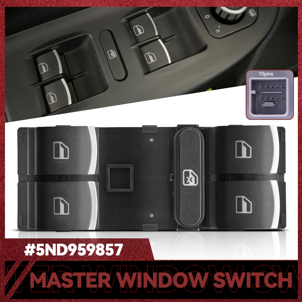 Volkswagen Power Window Switch Cover Auto Down Control Main Switch VW ...