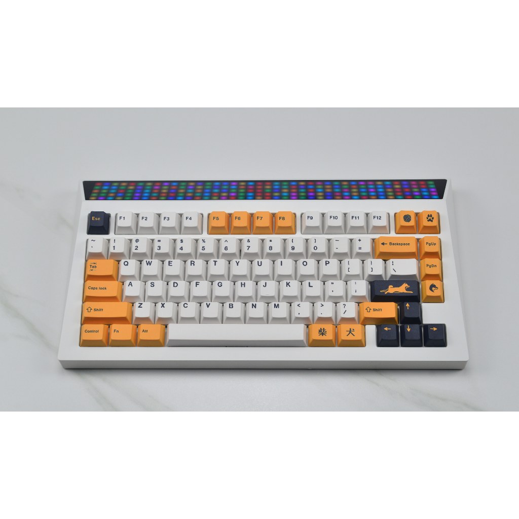 GMK Shiba Inu Keycap 129 Keys PBT Material Cherry Profile DYE-SUB ...