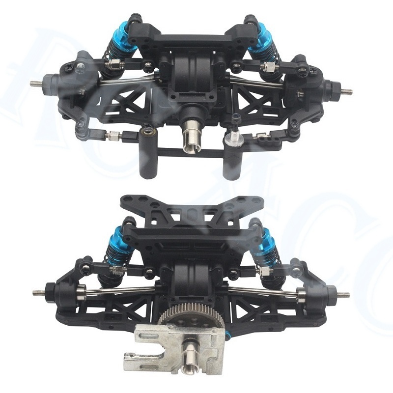 RC Front Axle / Rear Axle KIT Parts Set For 1/10th 4WD HSP 94123 ...