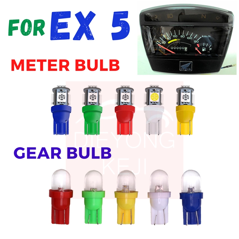 [Ready Stock] HONDA EX5 METER GEAR LED BULB Tukar Lampu Meter LED Speed ...