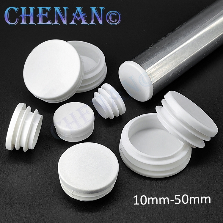 Circular 10mm-50mm White Plastic(Hard) Tube Plug Pipe Tubing Inner ...