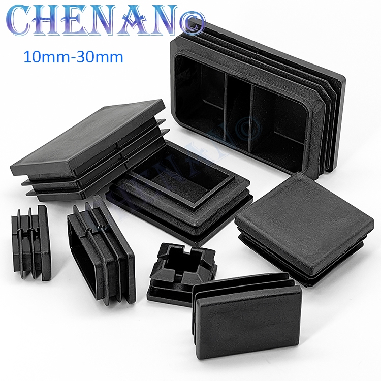 Black Plastic(Hard) Tube Plug Pipe Tubing Inner Plugs Table Chair Foot ...
