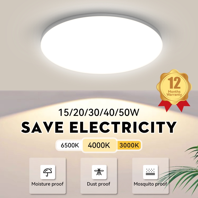 Super Bright Led Ceiling Lights Square Ceiling Lamp Round Siling Lampu ...