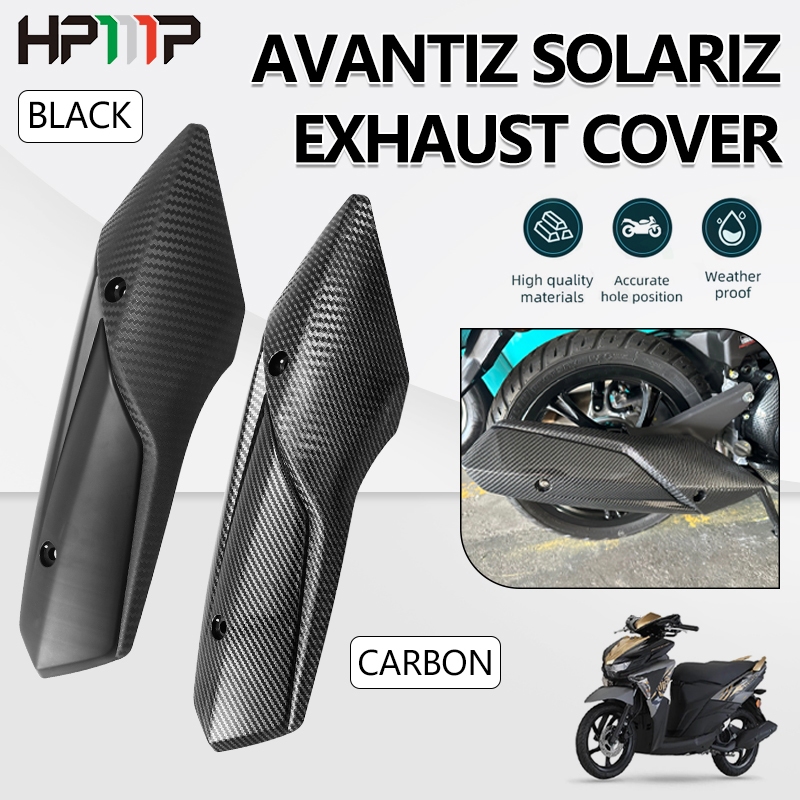 AVANTIZ SOLARIZ EXHAUST COVER MUFFLER PROTECTOR EKZOS COVER CARBON ...