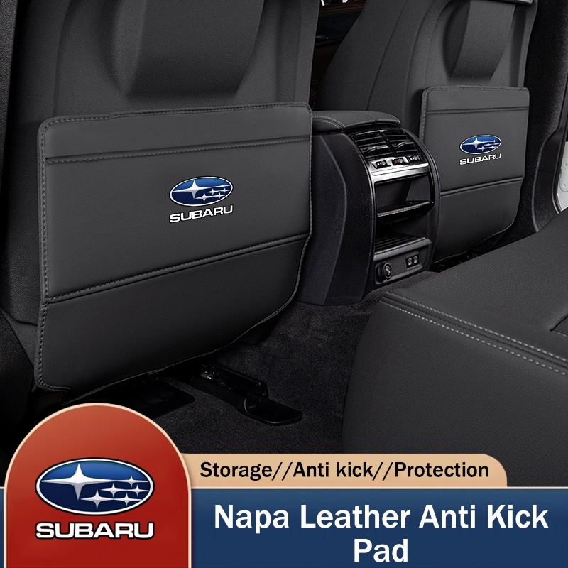 PU Leather Car Seat Back Cover Protector Anti Kick Pad For Subaru XV XT ...