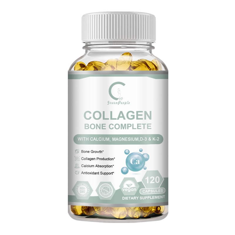 GPGP Collagen Bone Complete Capsule 120pcs,Calcium 500mg,Magnesium ...
