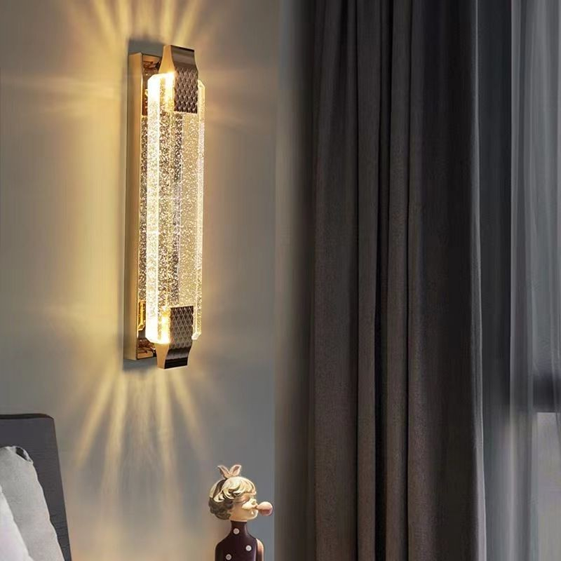 Lampu Dinding Hiasan Bilik Tidur Nordic Crystal Wall Light Indoor LED ...