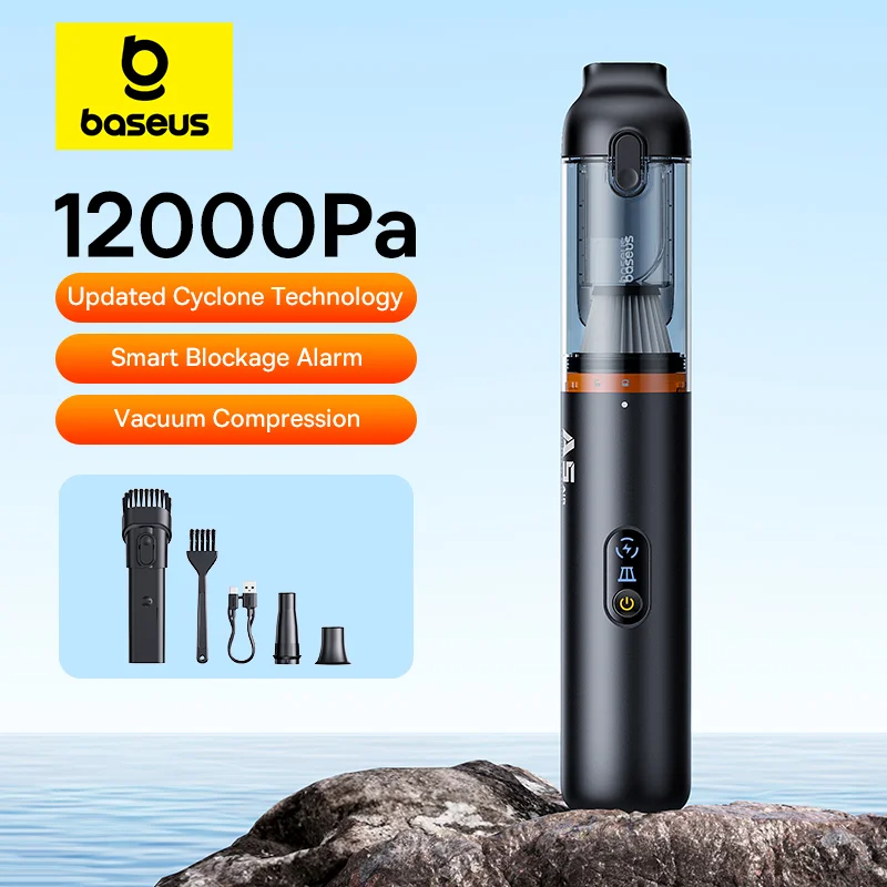 Baseus A5 Air 12000Pa Powerful Wireless Handheld Vacuum Cleaner for Car ...