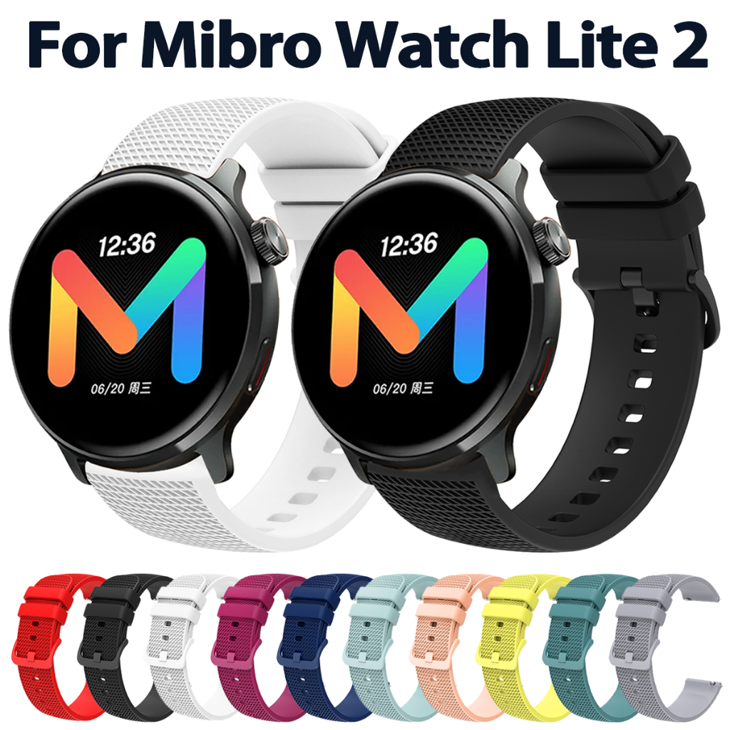 For Mibro Watch Lite 2 Silicone Wristband Strap for Mibro Watch X1 A1 Lite2 Smart Watch Band ...