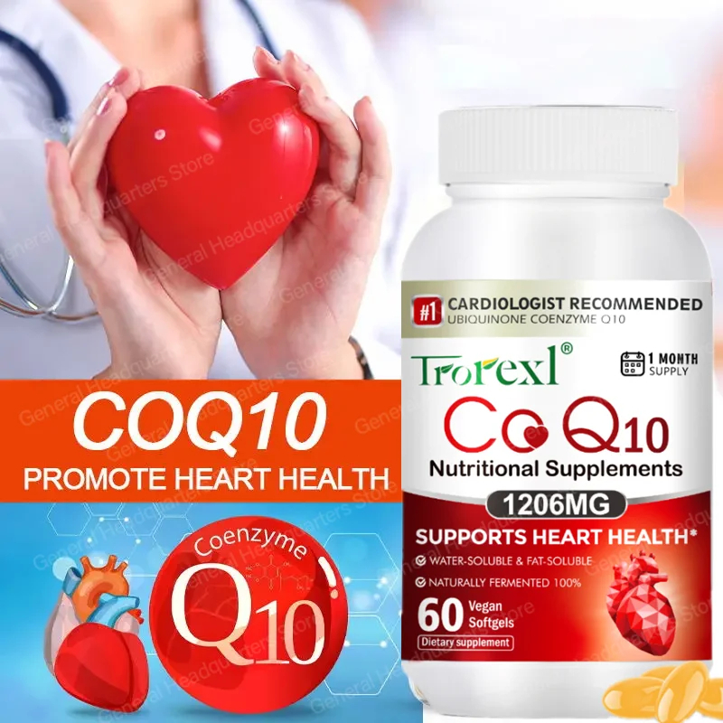 (Original) Halal Trorexl Coenzyme Q10 COQ10 Capsules Antioxidant ...