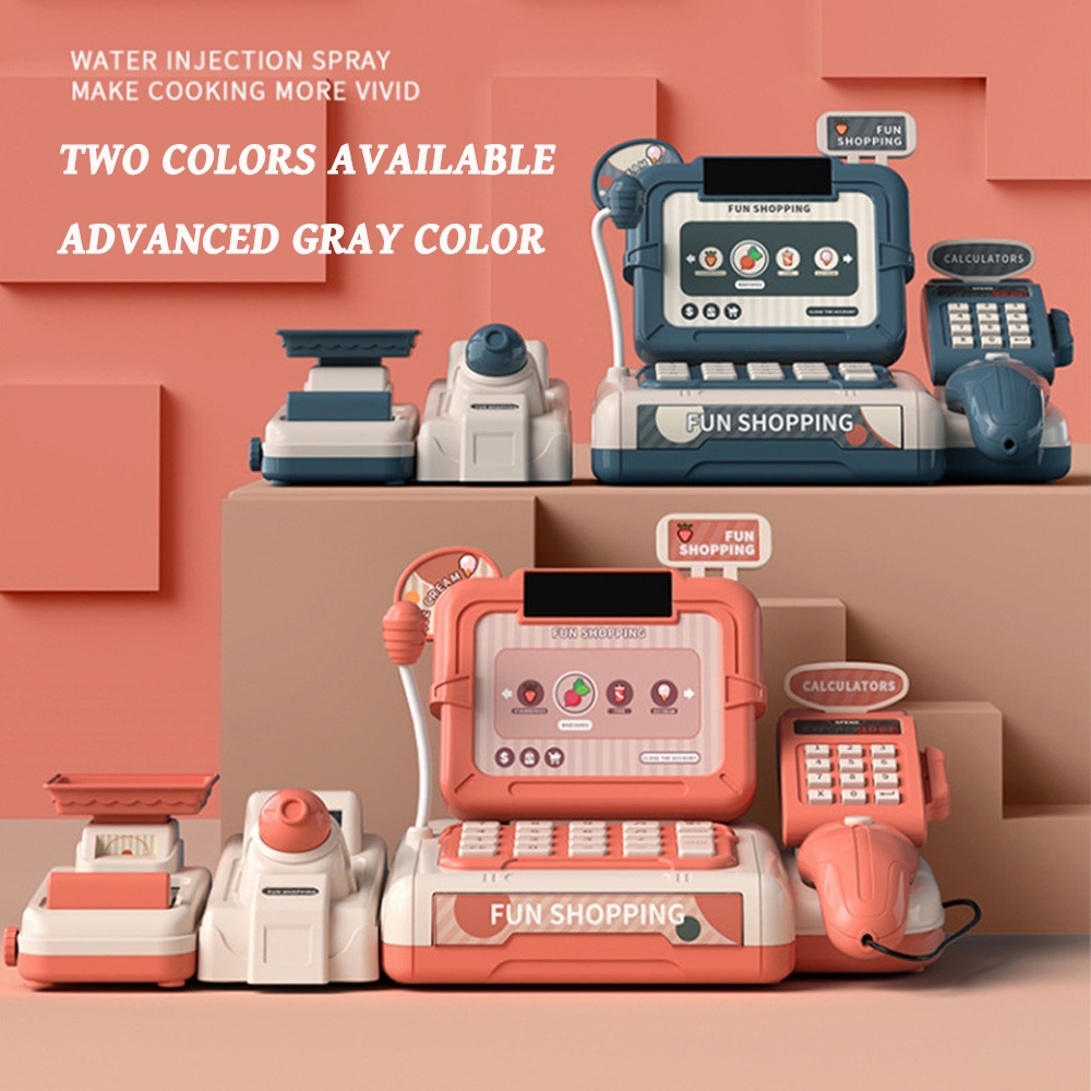 （Ready stock）, children's educational toys Children's supermarket cash ...