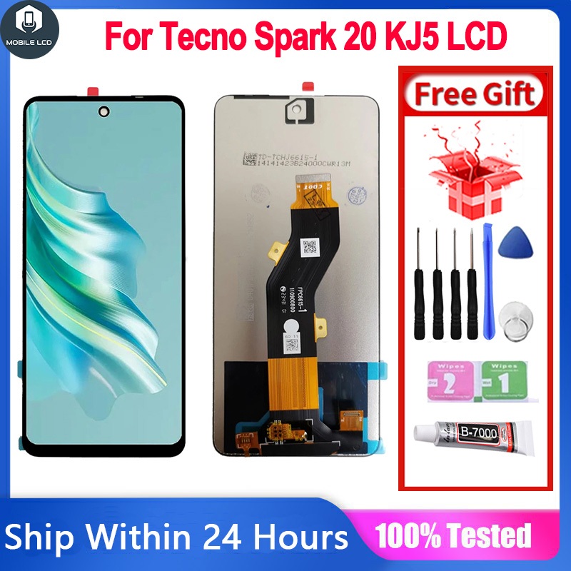 Original For Tecno Spark 20 KJ5 LCD Screen Display Touch Screen Digitizer Assembly | Shopee Malaysia