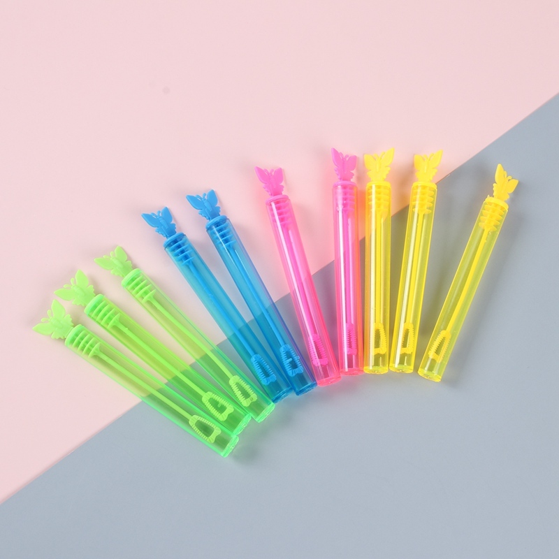 10/20pcs Butterfly Mini Bubble Stick Tube Bubble Portable Test Tube ...