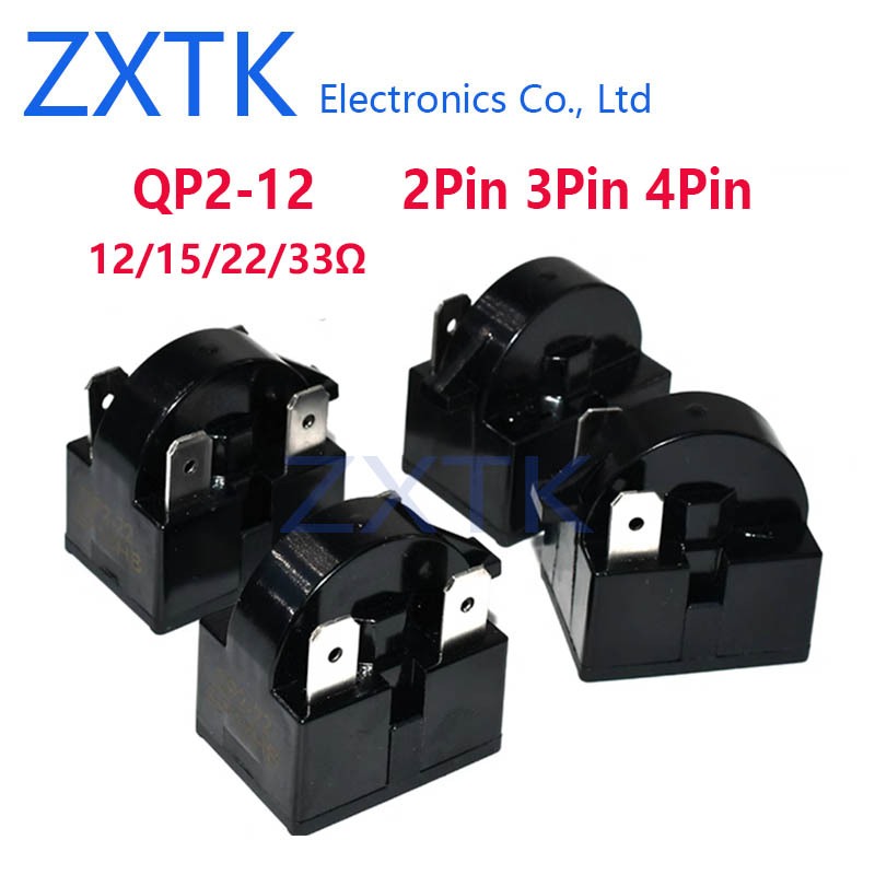 2pcs/lot QP2-12 12/15/22/33Ω Fridge Relay Overload PTC Starter ...