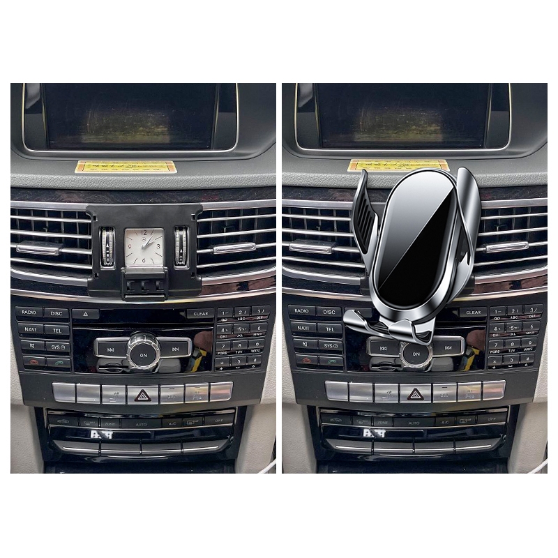 Automatic Mercedes Benz car phone holder wireless charger is suitable for w205 w213 w212 glc cla w176 car phone holder 360 rotating Shopee Malaysia
