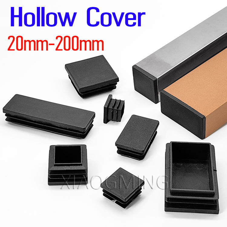 10mm-200mm Rectangle Shape Furniture leg plastics rubber pad feet cap ...