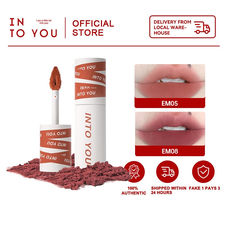INTO YOU heroine lip mud matte lip and cheek dual-use long-lasting non ...