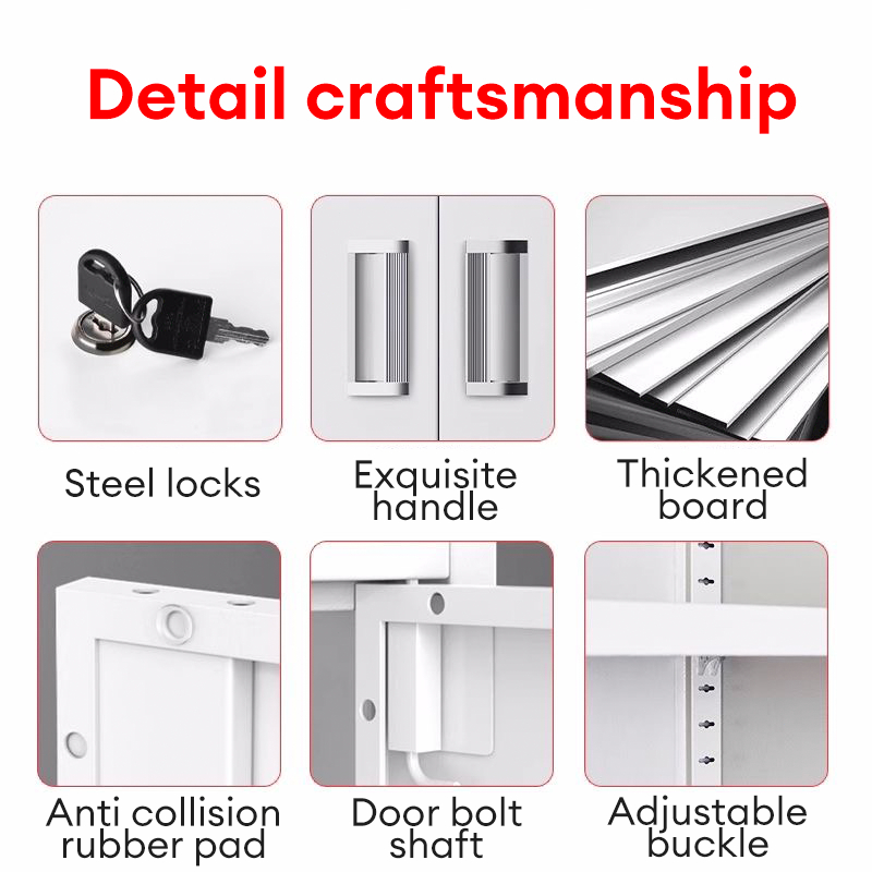 【𝟐-𝟑 𝐝𝐚𝐲𝐬 𝐝𝐞𝐥𝐢𝐯𝐞𝐫𝐲】YJ Filing Cabinet with Lock Steel Filing Cabinet ...