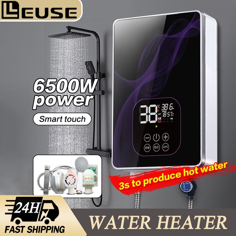 Constant temperature electric water heater LCD touch screen 6000w 3 ...