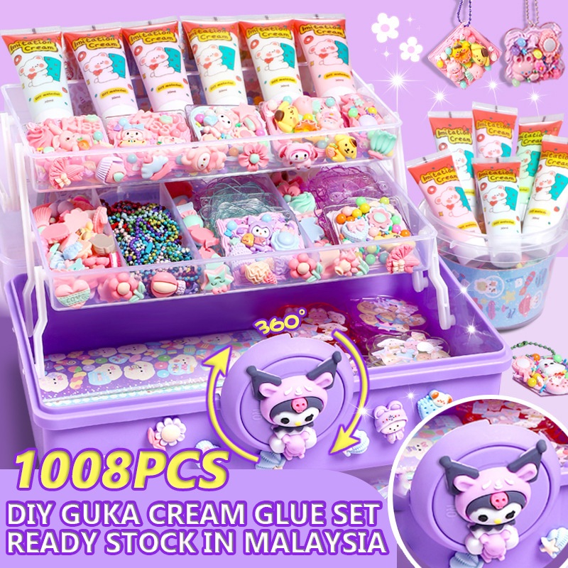 【🇲🇾24h】Guka 1008PCS Full Set Gooka Keychain Set Sticker Kids Keychain ...