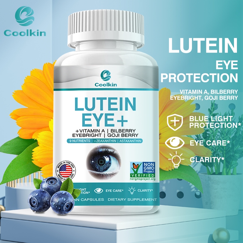 Coolkin LUTEIN EYE+ – Vision Protection Supplement – For Macular Health ...