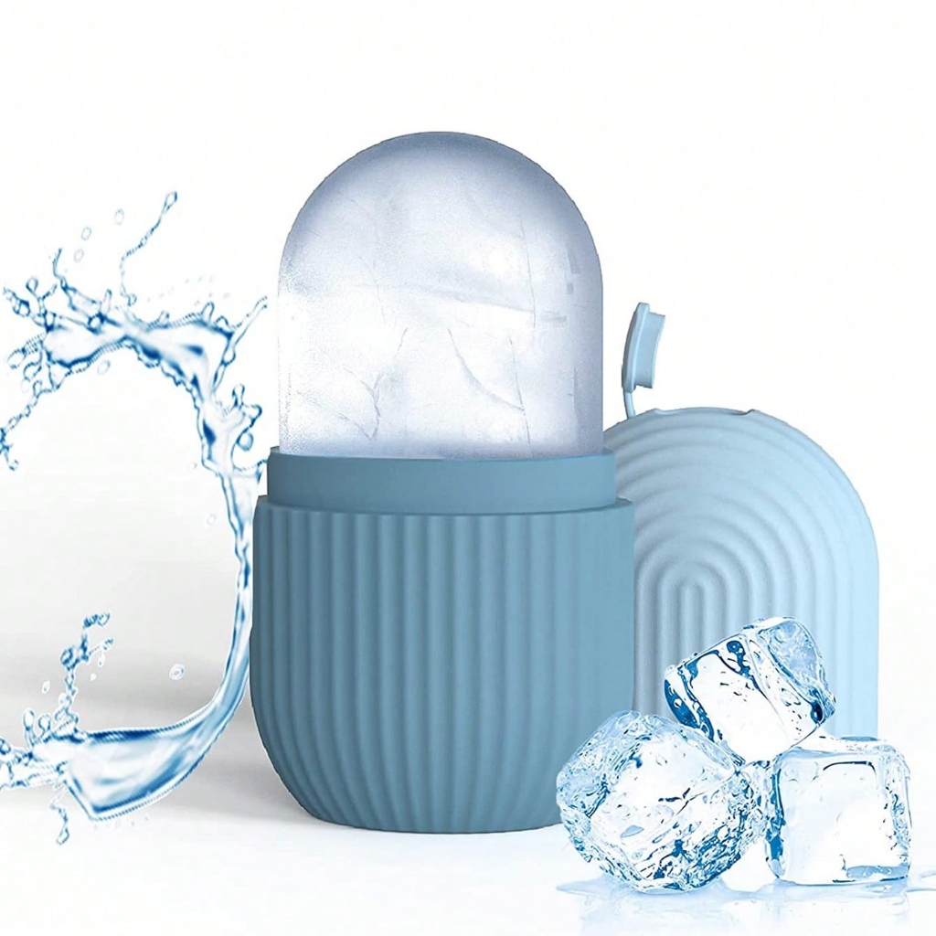 Capsule Striped Silicone Face Apply Ice Tray Multicolor Face Cold ...