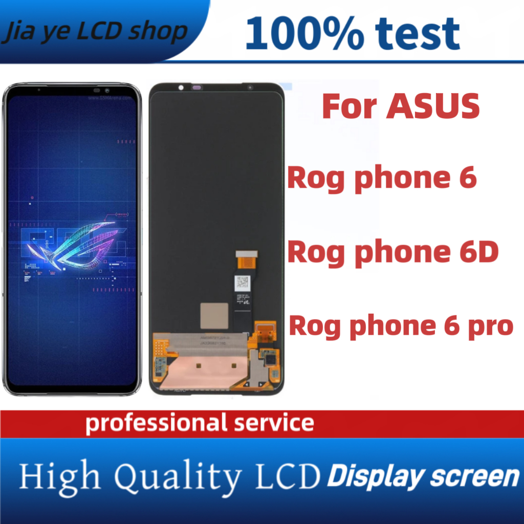 AMOLED For ASUS ROG Phone 6D ROG 6 ROG Phone 6 Pro LCD Display Touch ...