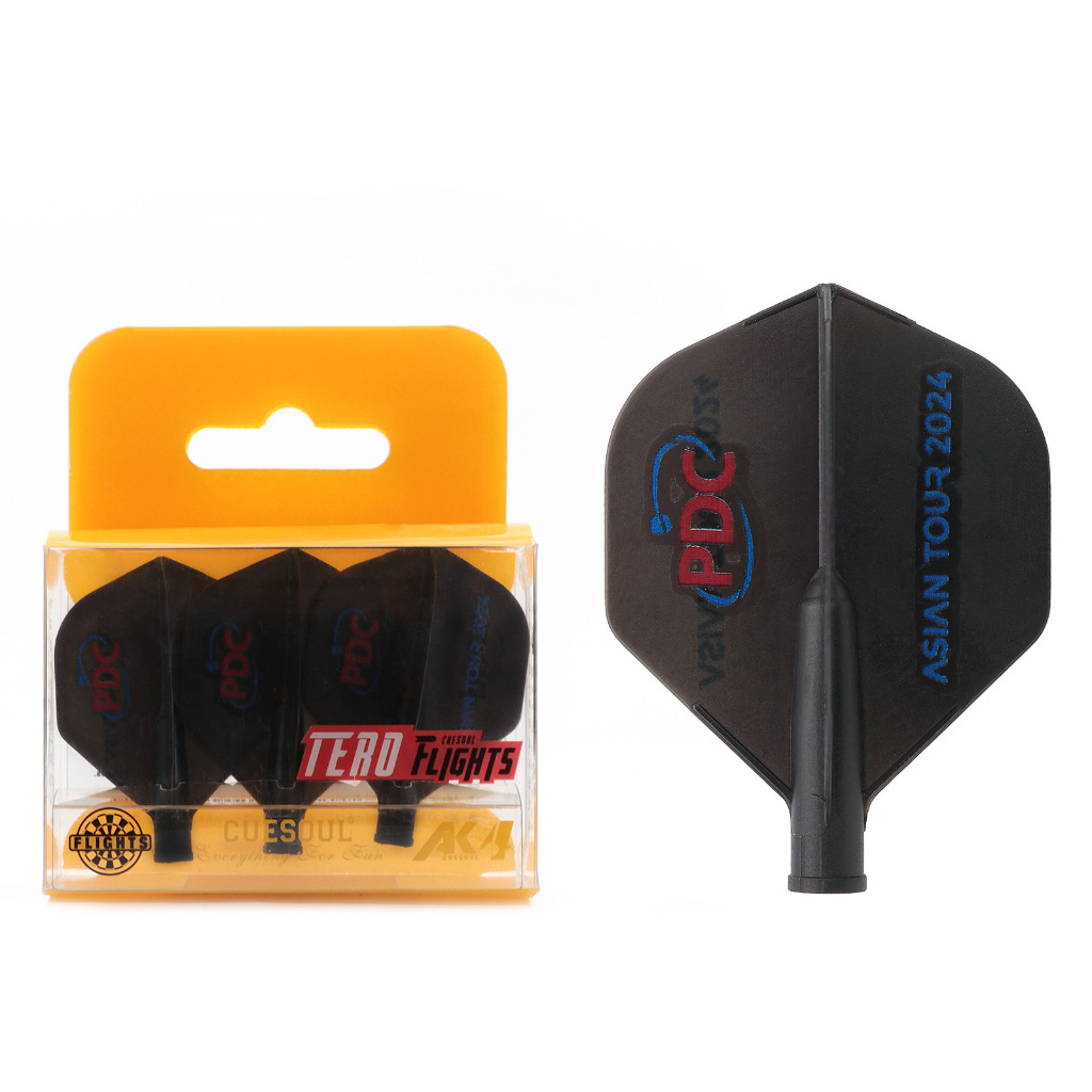 CUESOUL PDC ASIAN TOUR 2024 Special-edition TERO AK4 Dart Flights ...