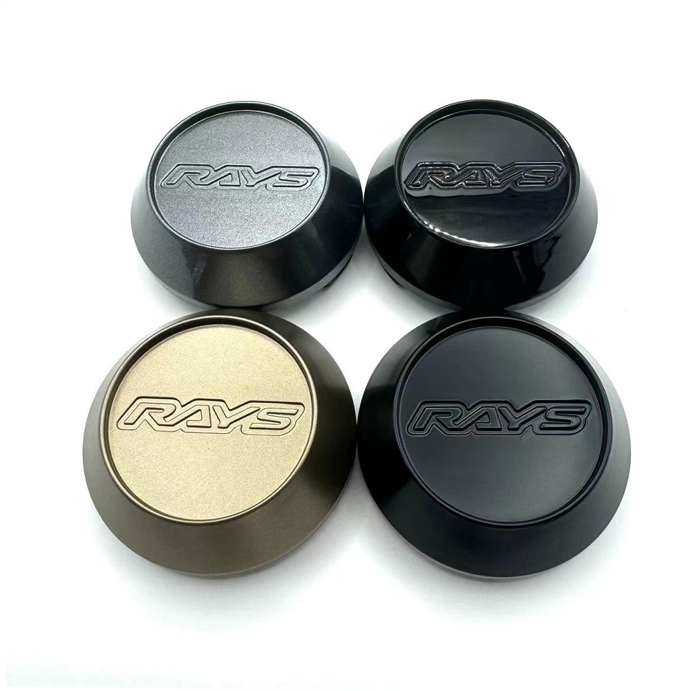 4pcs 64mm RAYS Car Wheel Center Caps Red Logo Fit for Rays Volk Racing ...