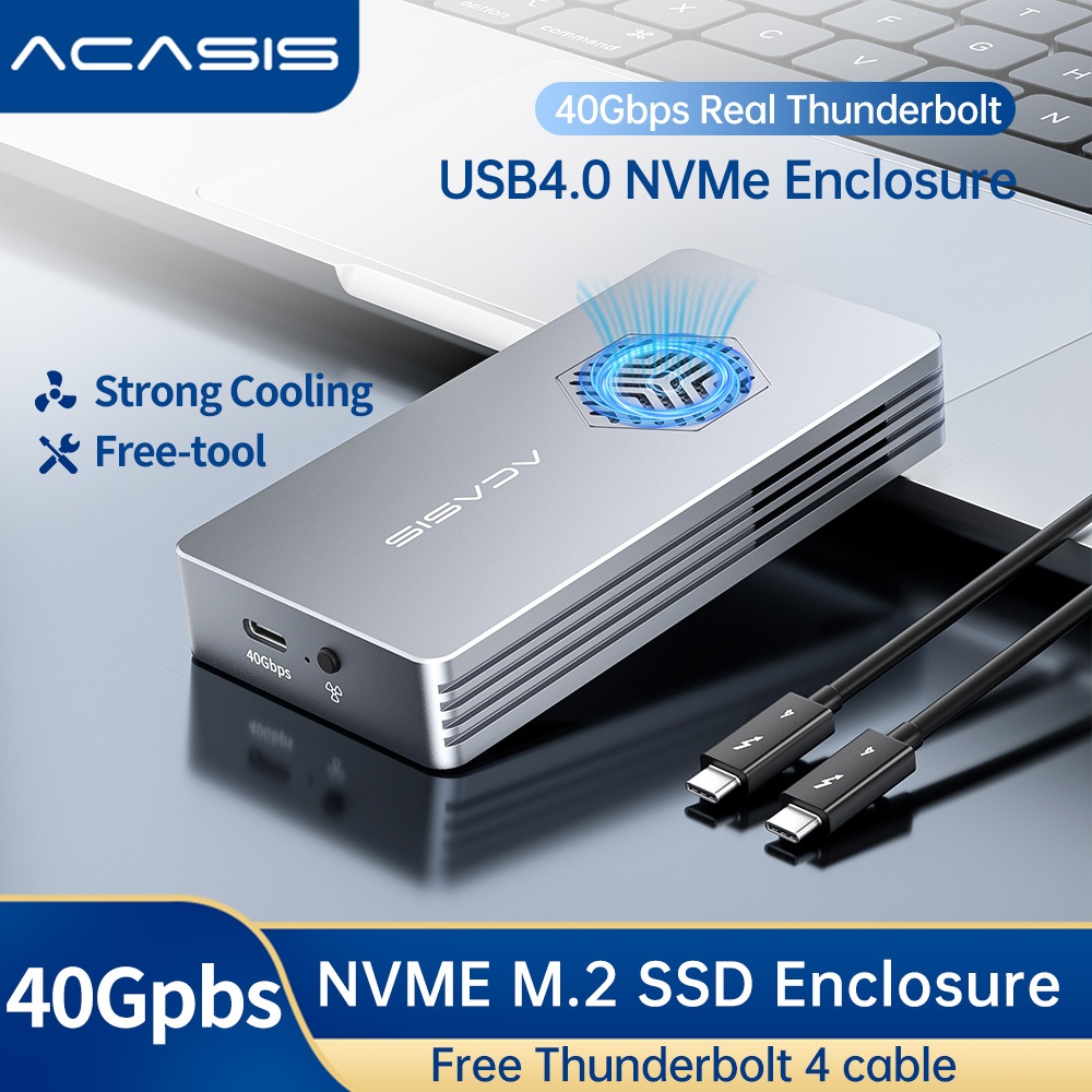 ACASIS 40Gbps Thunderbolt4 USB4.0 NVME M.2 SSD Enclosure Compatible ...