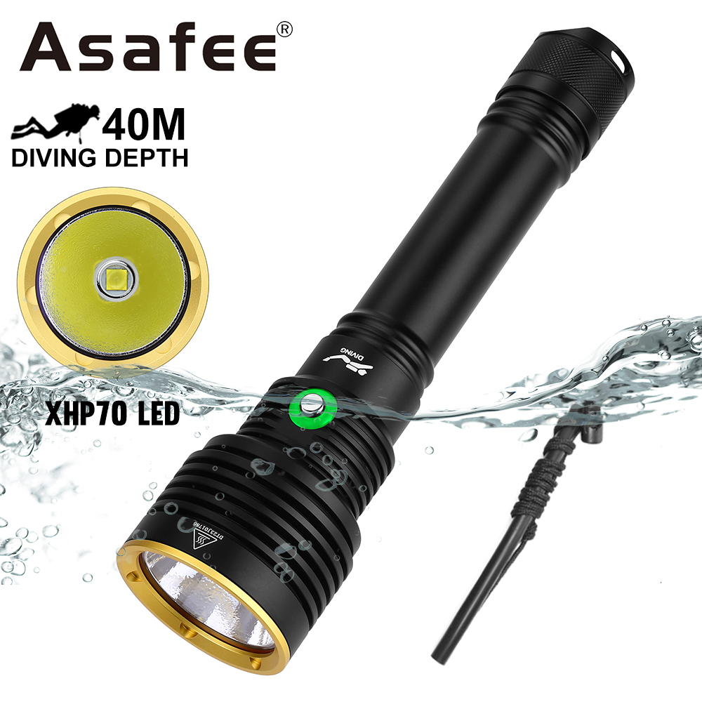 3500LM diving lighting underwater photograph diving flashlight P70 LED ...