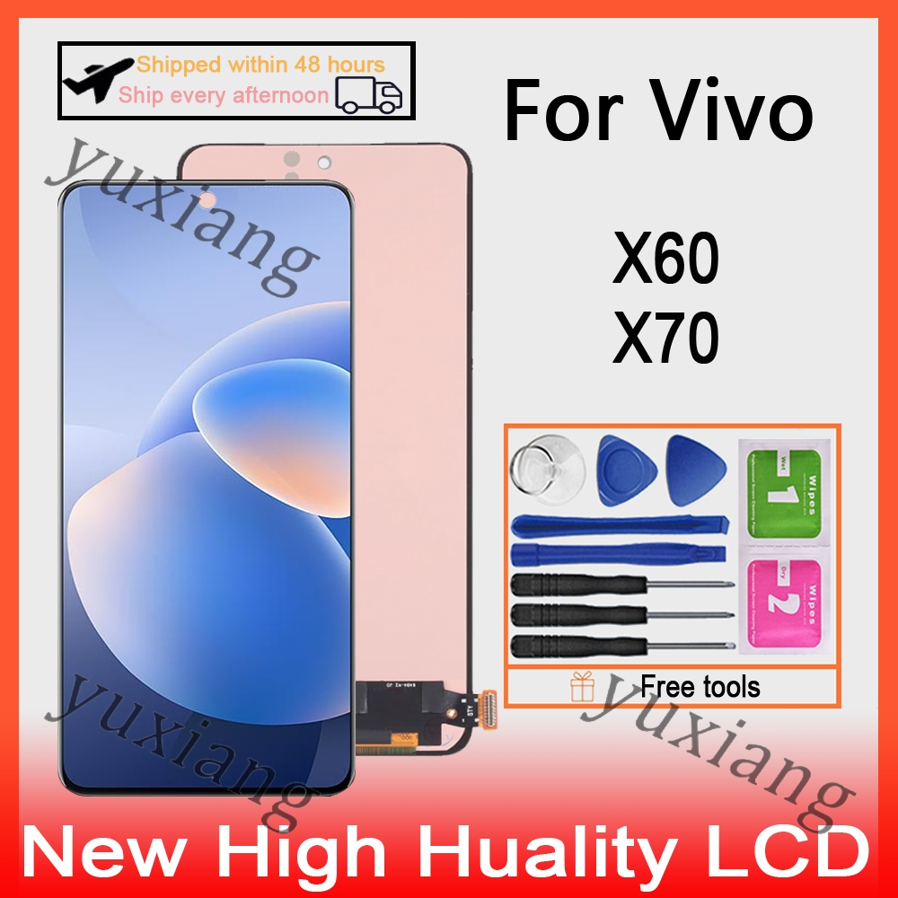 Original AMOLED OLED TFT Vivo X60 X70 LCD Display Touch Screen Digitizer Replacement | Shopee ...