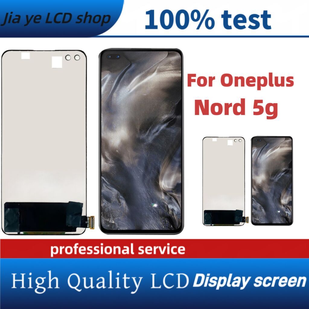 AC2001 AC2003 For OnePlus Nord 5G Display Touch Screen Digitizer Panel Assembly LCD SCREEN ...