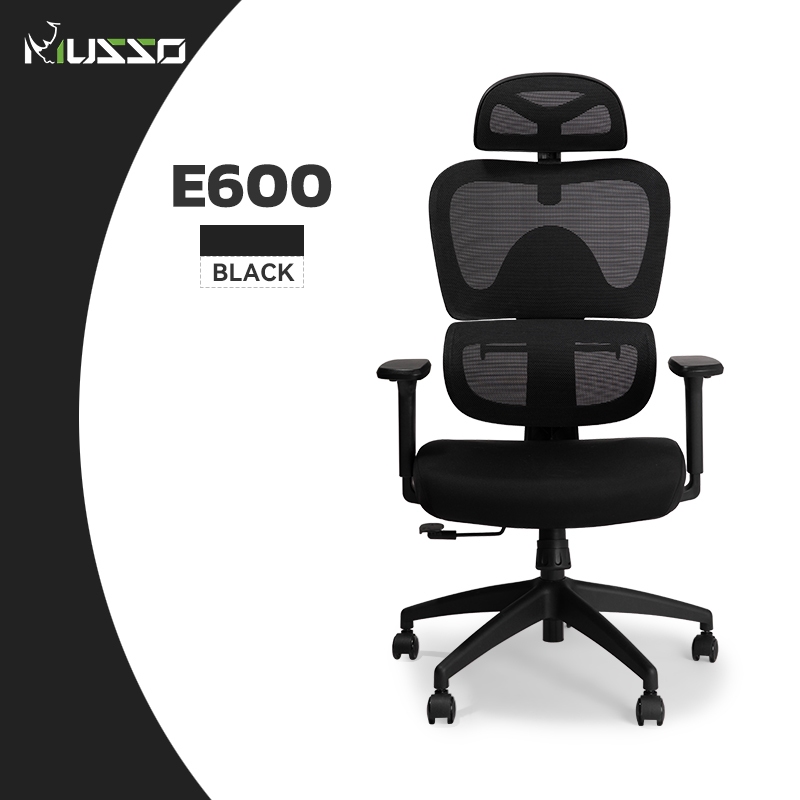 MUSSO E600 SE Ergonomic Chair 3D Handrail and Adjustable Headrest ...
